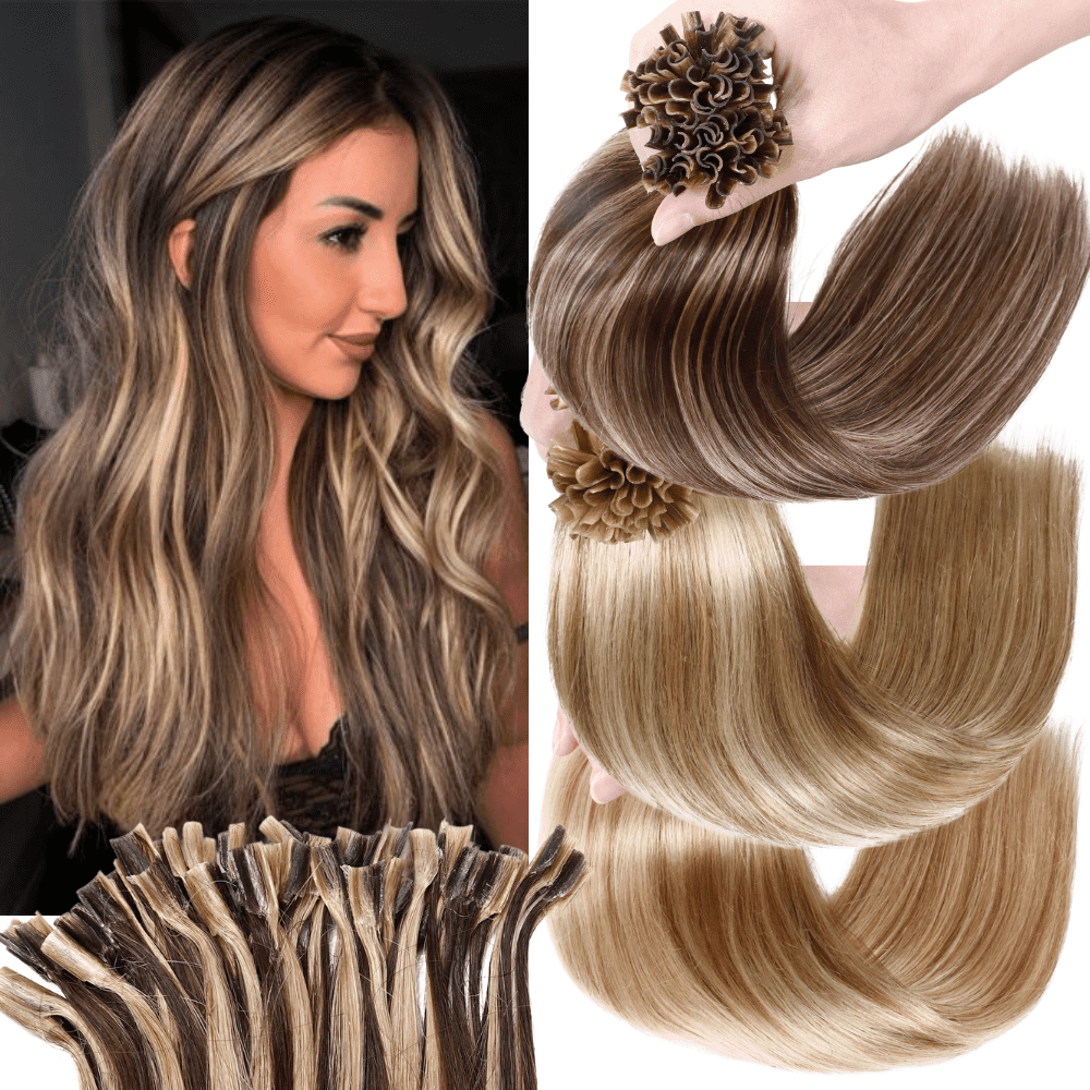 Benehair Russian Keratin Nail-U-Tip Hair Pre Bonded Remy Human Hair ...