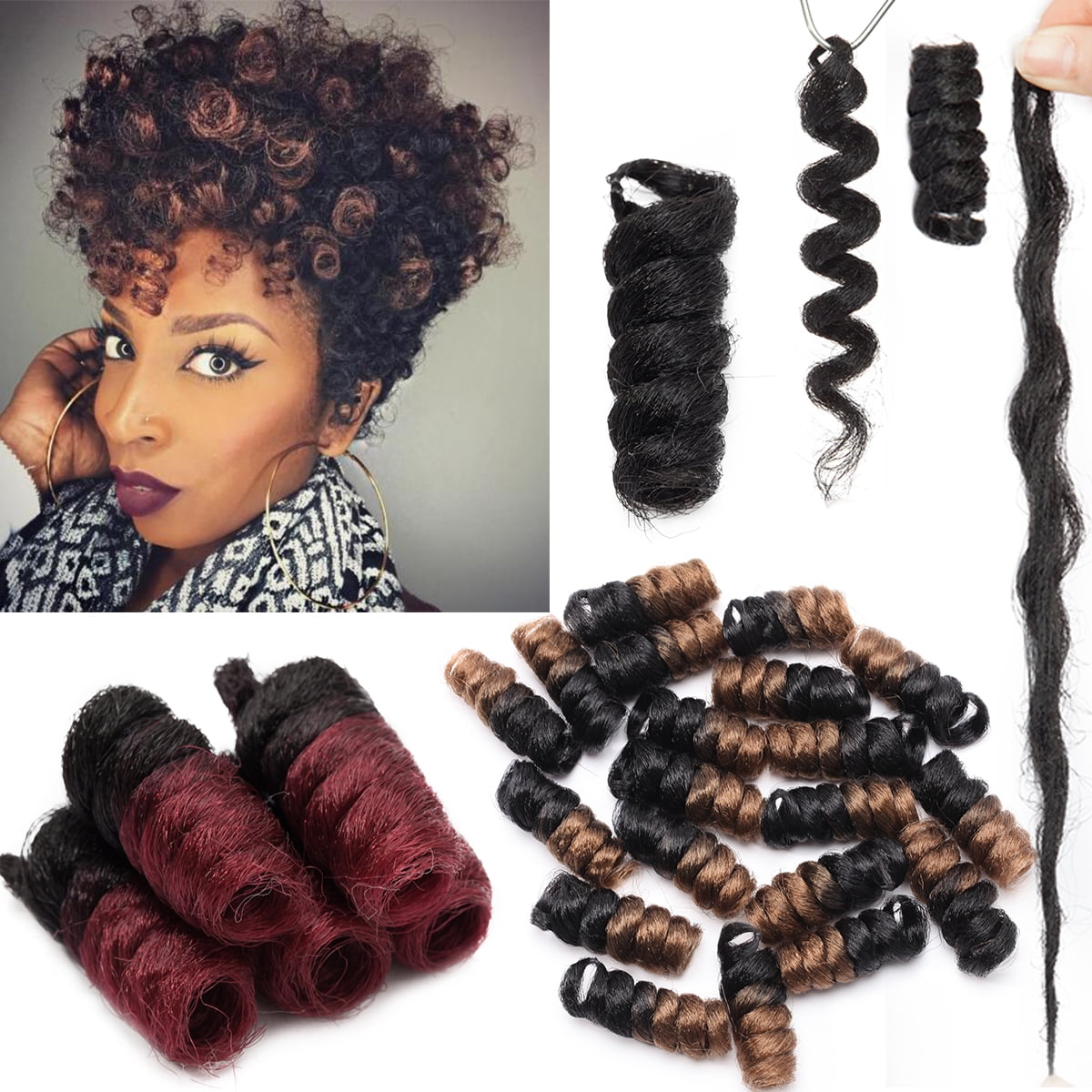 Benehair Toni Curl Crochet Braids Hair Extensions Short Curly Hair For ...