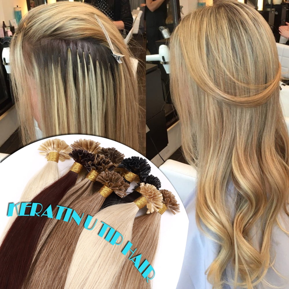 Benehair U Tip Hair Extensions 100% Remy Human Hair Pre Bonded U-tip ...