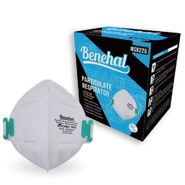 Benehal Dust Face Respiratory Medical N95 Mask, Foldable Particulate ...