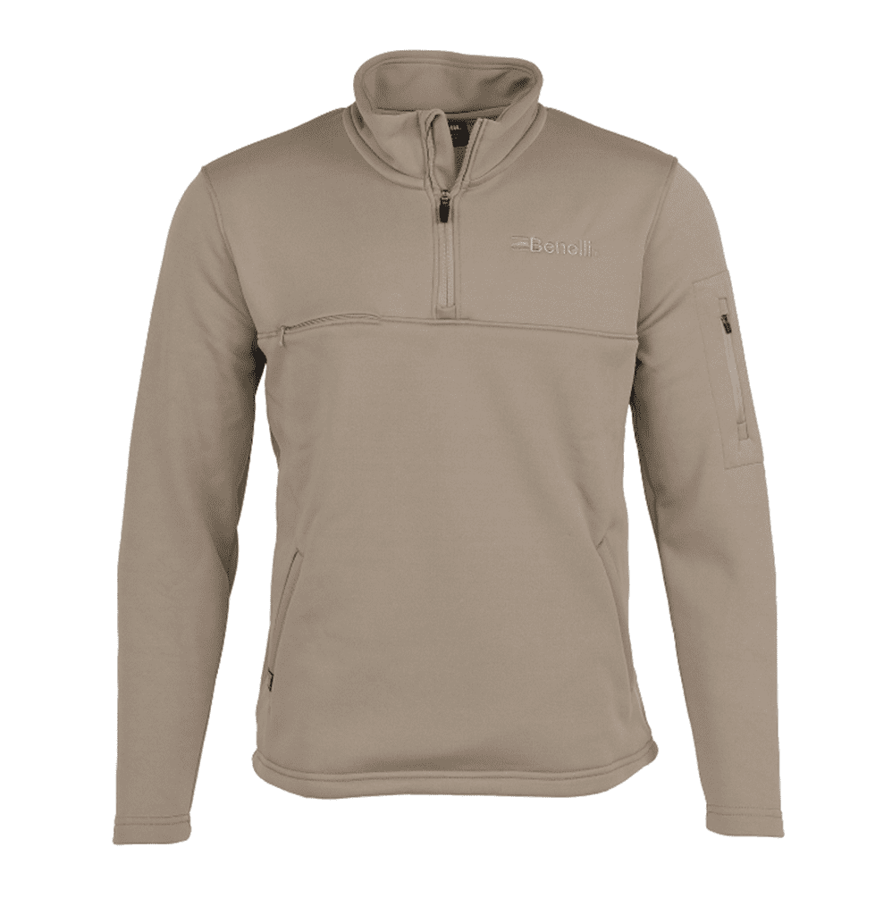 Benelli Fleece Pullover Hunting Jacket, Flat Dark Earth 1/4 Zip Large ...