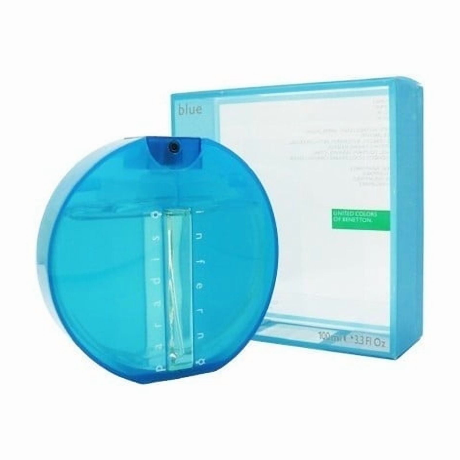 PARADISO INFERNO BLUE " NEW PACKAGE " Benetton 3.3 oz / 100 ml EDT Men ...