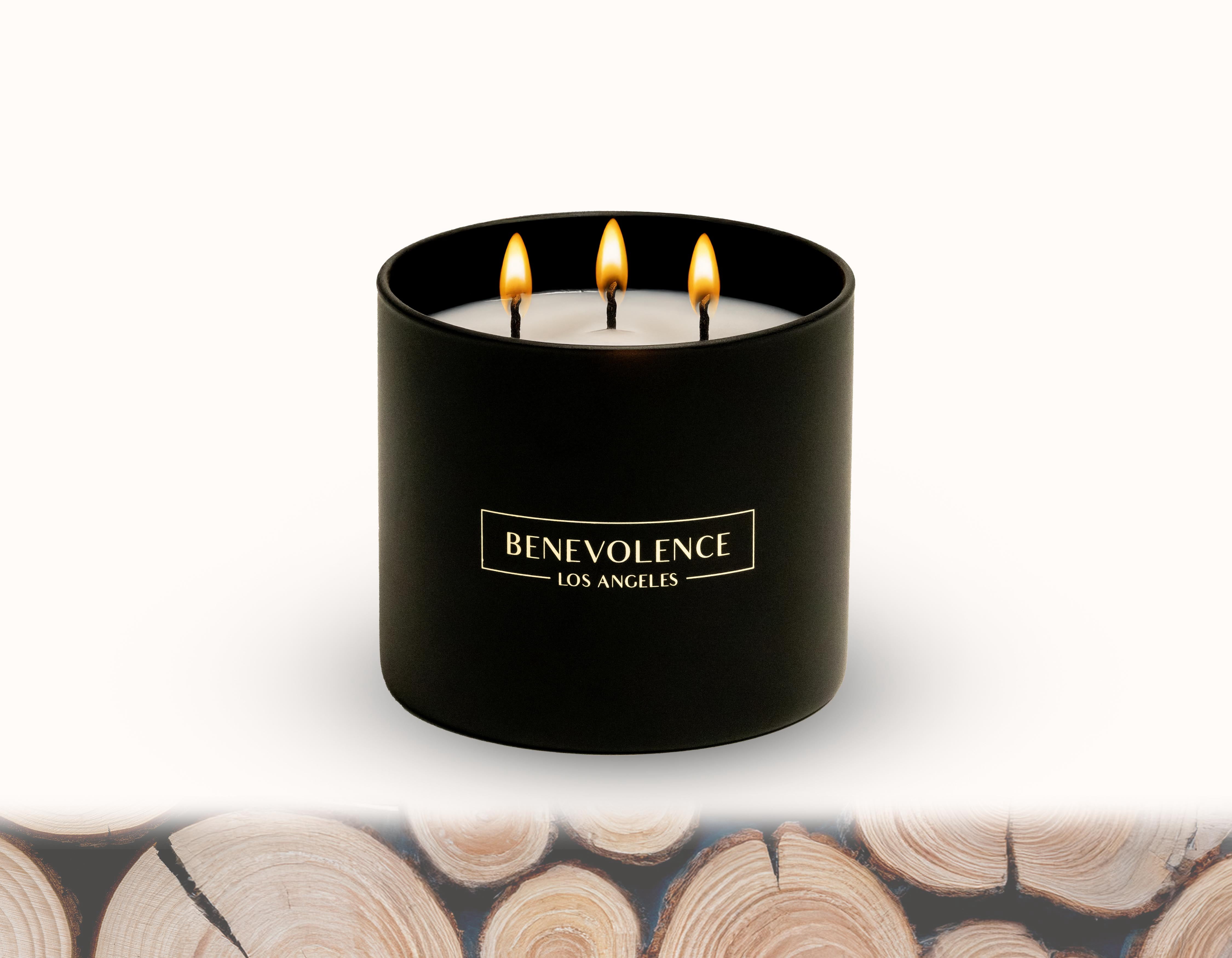 Benevolence LA 3 Wick Scented Candle - Pine Wood (14.05 oz) - Walmart ...