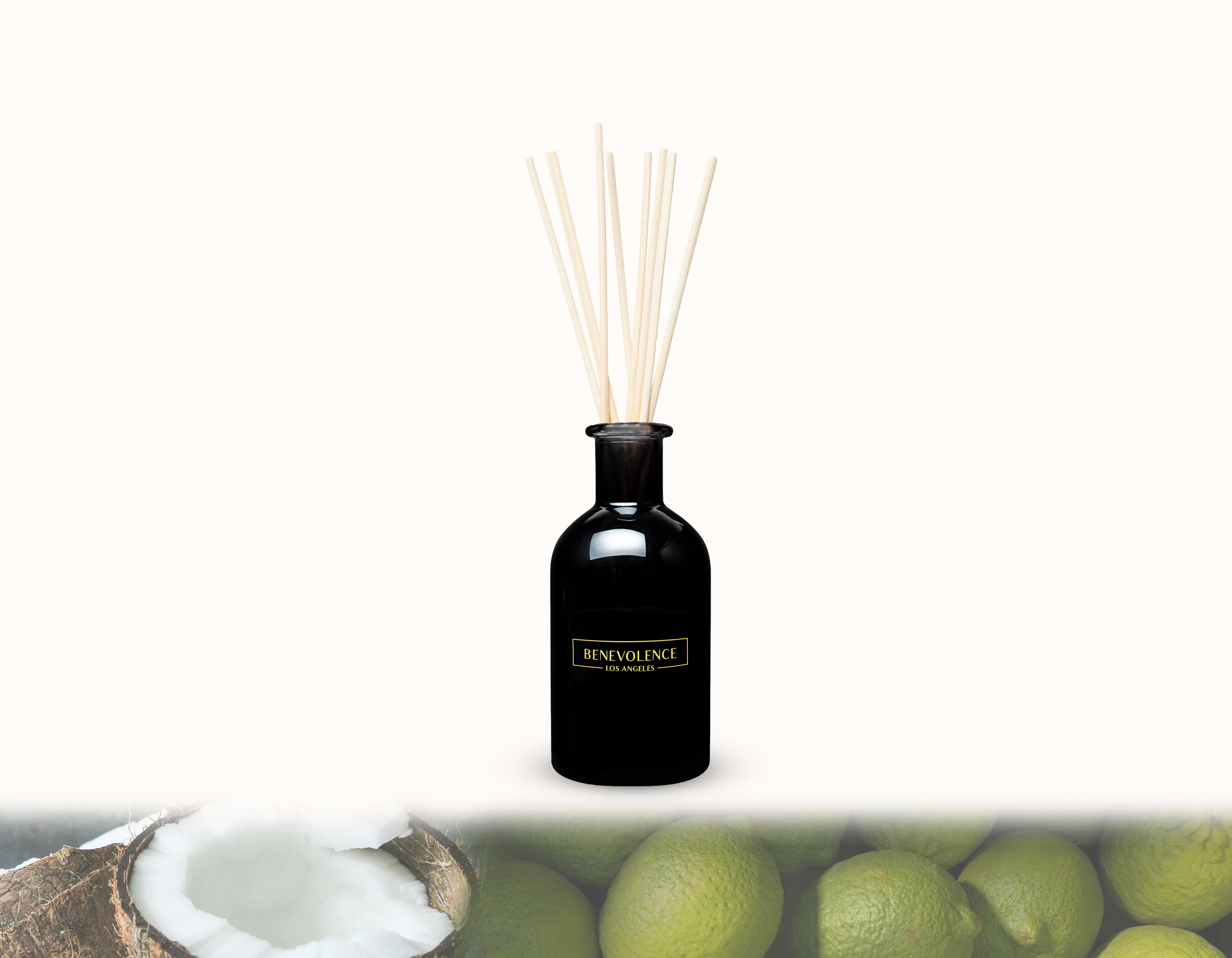 Benevolence LA Aromatherapy Reed Diffuser Sticks - Coconut & Lime ...
