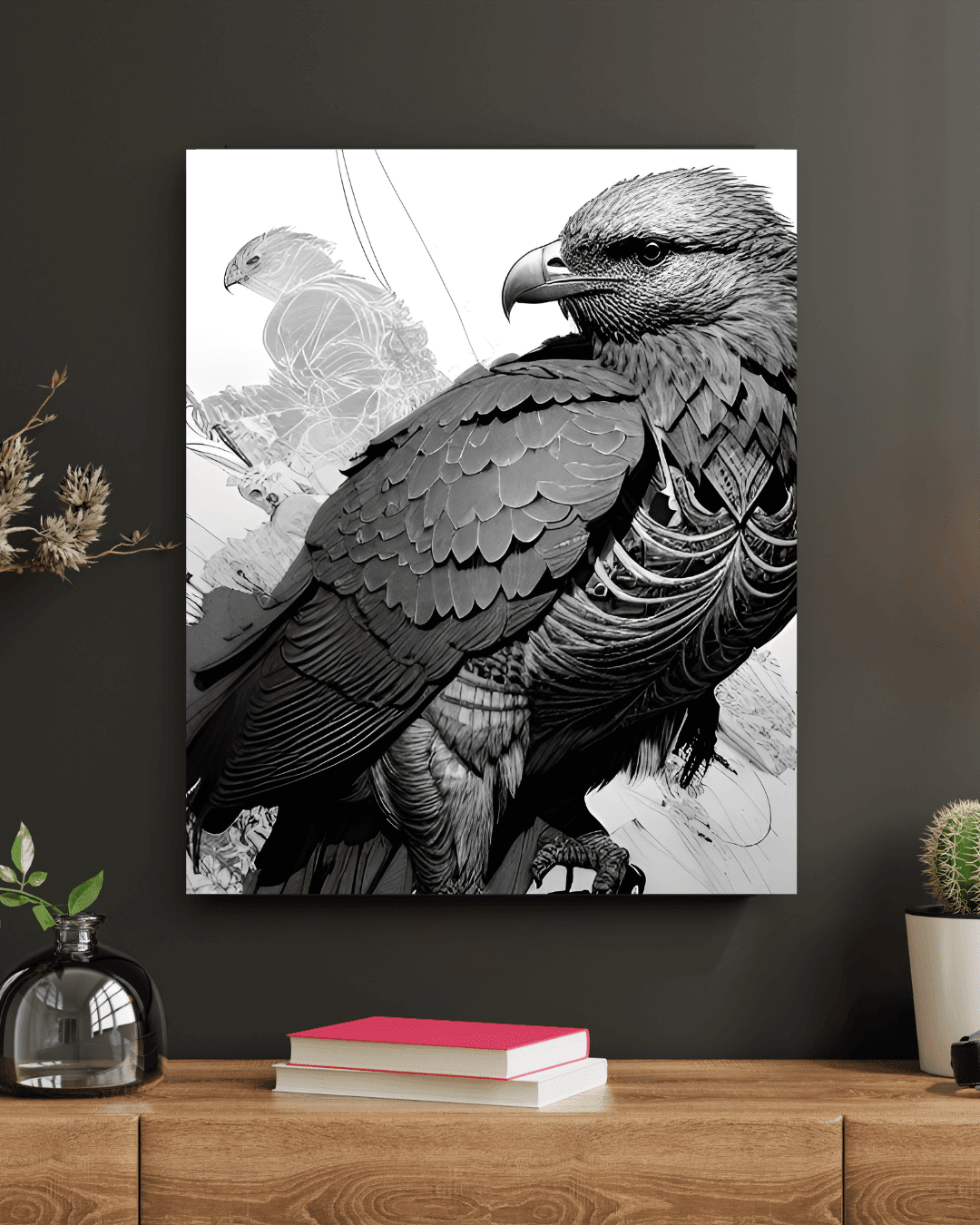 Benevolent Ruler of the Skies - Majestic Birds Canvas Wall Art ...