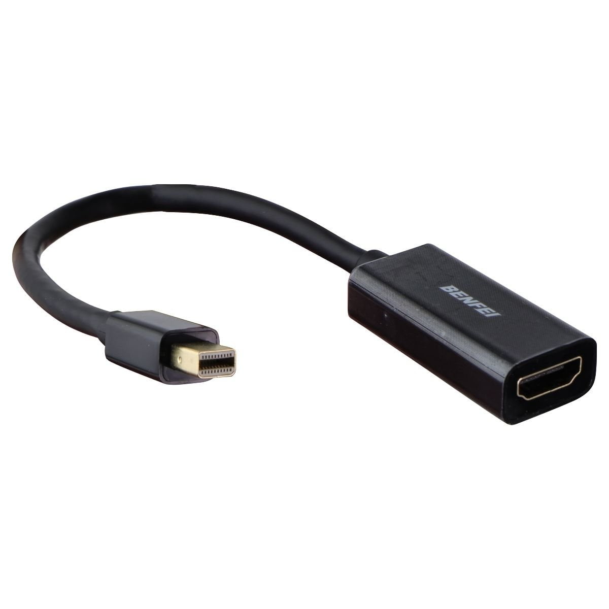 Benfei Mini DisplayPort to HDMI Converter - Black - Walmart.com