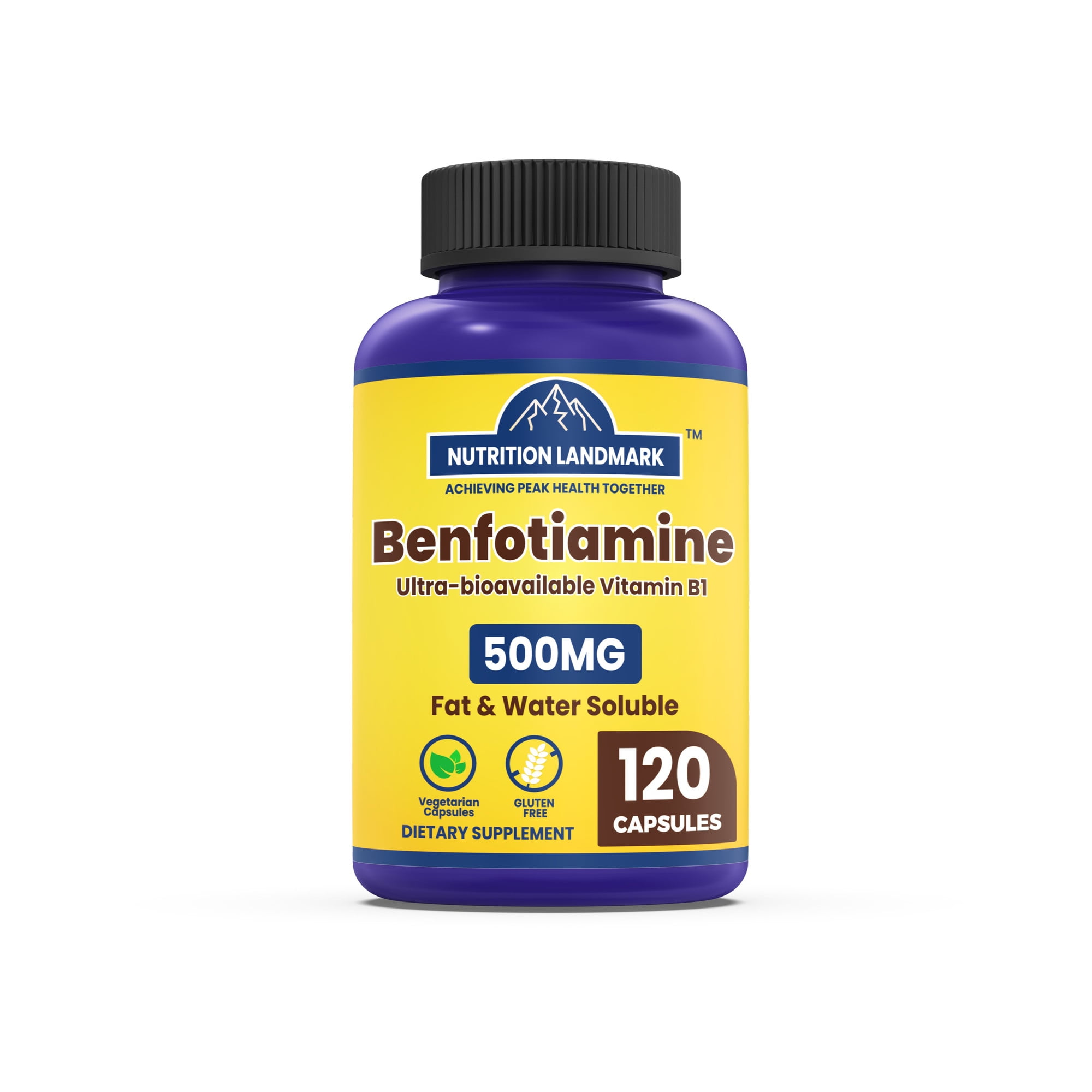 Benfotiamine 500 mg - Nerve Support, Energy & Metabolism Support ...