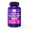 Benfotiamine 500mg Supplement | 5X Time Fat-Soluble Thiamine Vitamin B1 ...