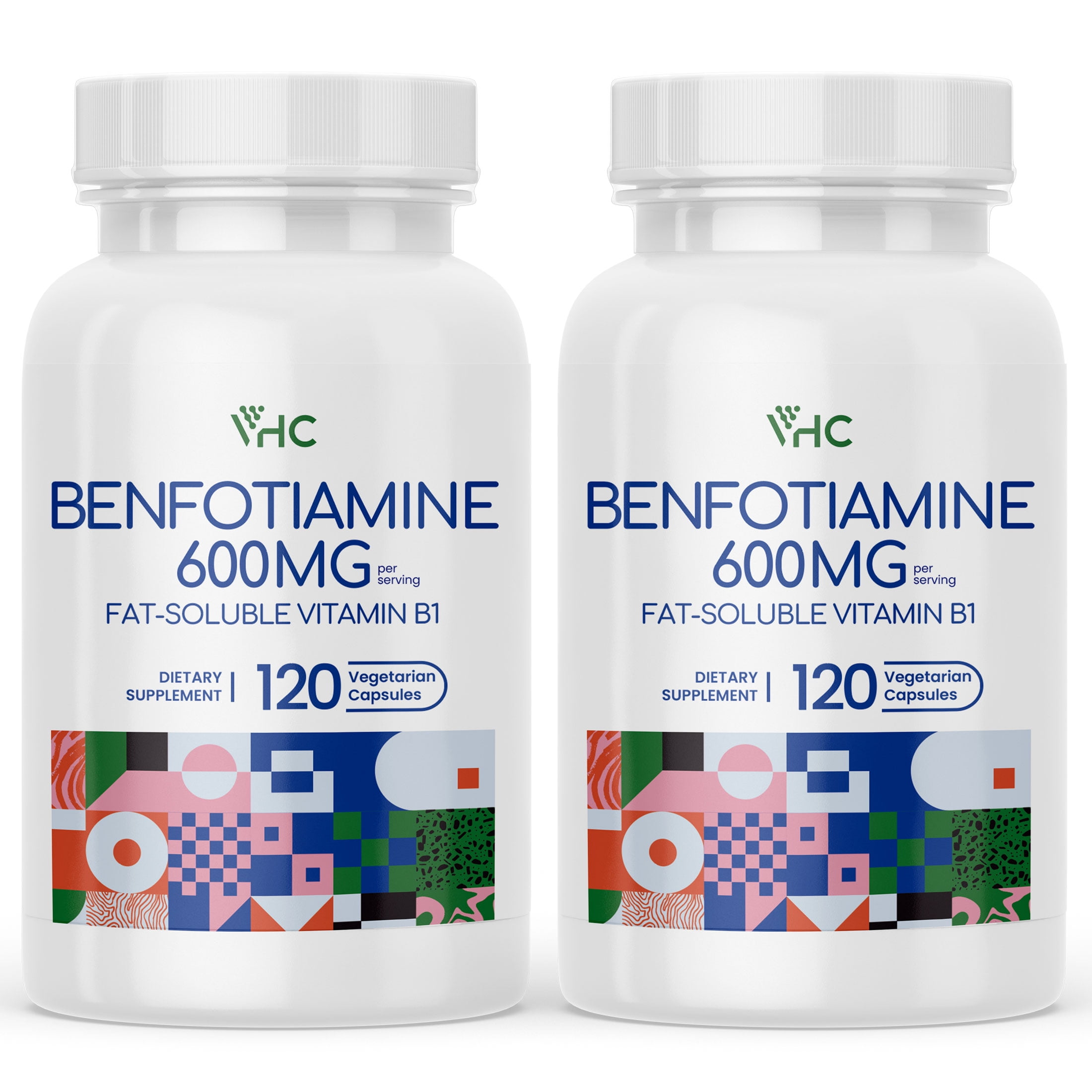 Benfotiamine 600mg Supplement | 5X Time Fat-Soluble Thiamine Vitamin B1 ...