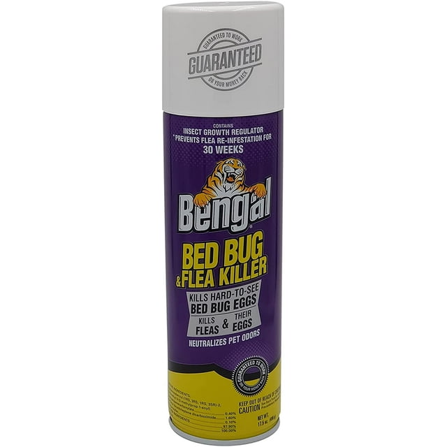 Bengal Bed Bug And Flea Killer Aerosol Spray With Insect Growth