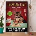 Bengal Cat Biscuits We Knead Em Paper Poster Wall Art Home Decor ...
