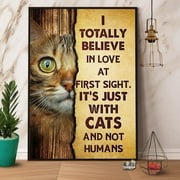I Believe Cat Poster