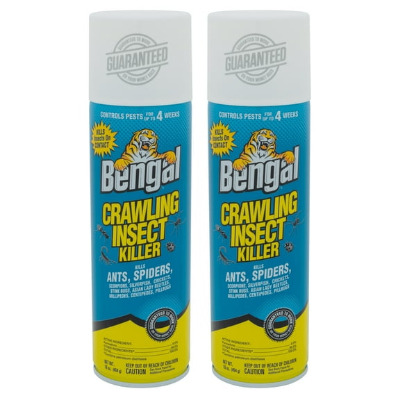 Bengal Crawling Insect Killer, Indoor and Outdoor Ant and Spider Killer ...