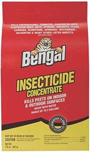Bengal Insecticide Concentrate, Indoor and Outdoor Insect Killer, Makes ...