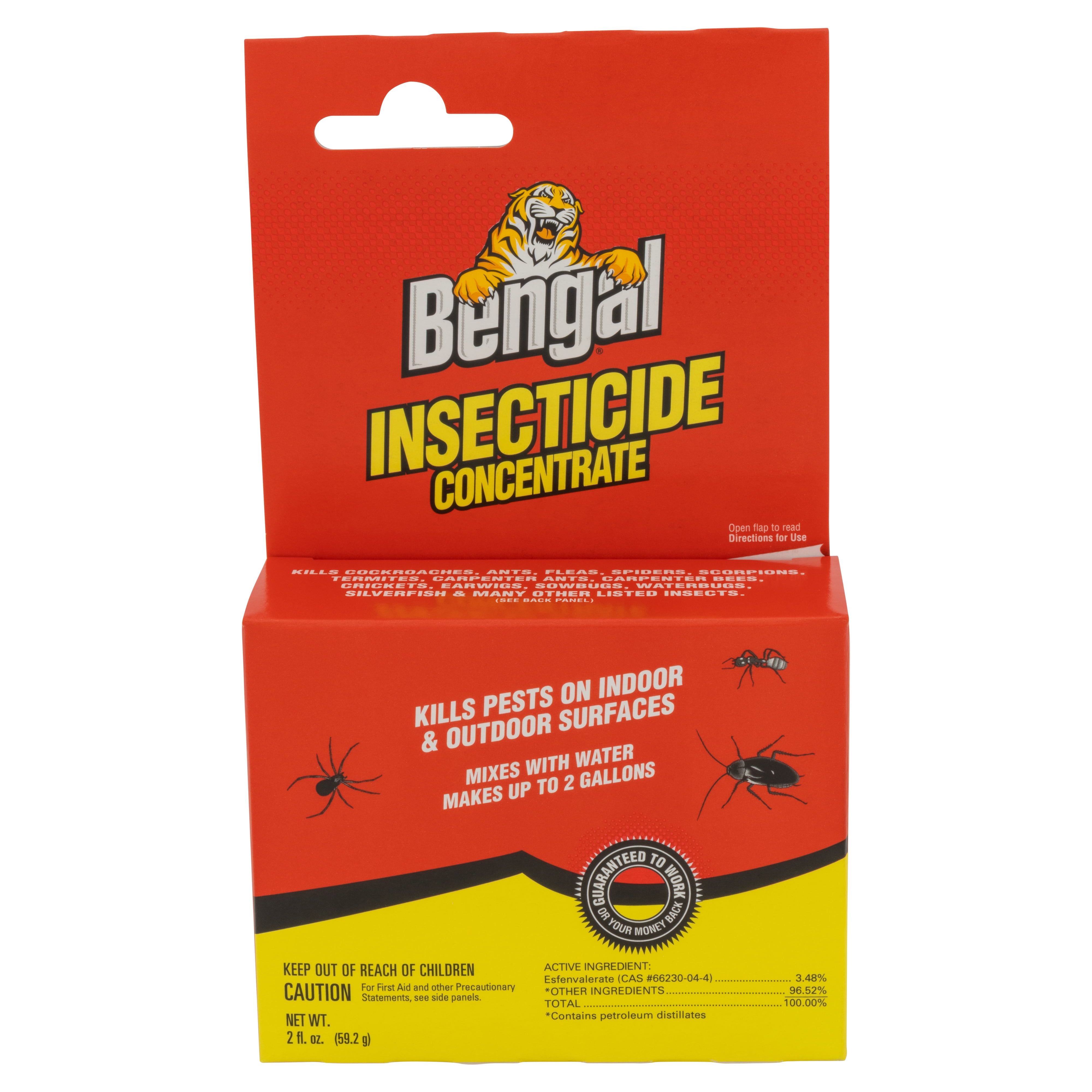 Bengal Home Spray Insecticide Concentrate, Indoor/Outdoor Bug & Roach ...