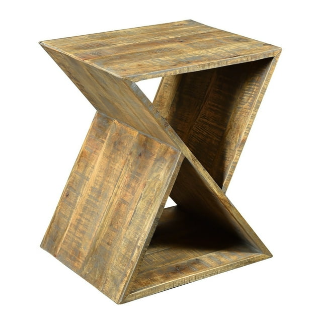 Bengal Manor Mango Wood Angled End Table - Walmart.com