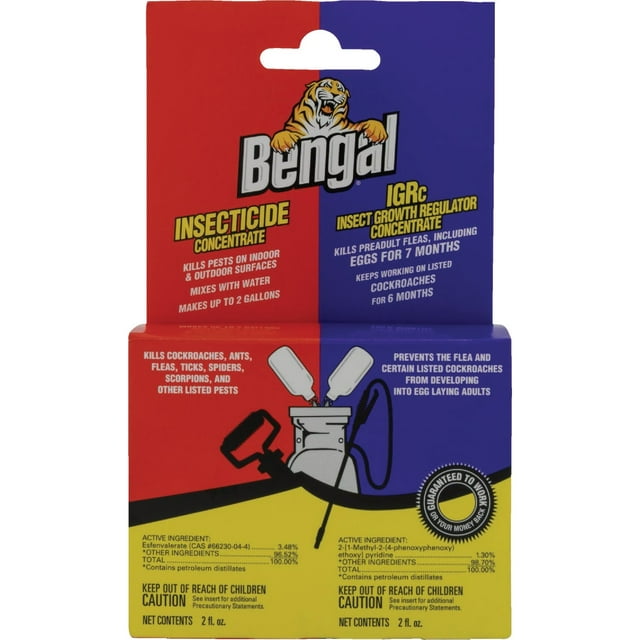 Bengal Home Eliminator Insecticide & IGR Concentrate, 2 oz Indoor ...
