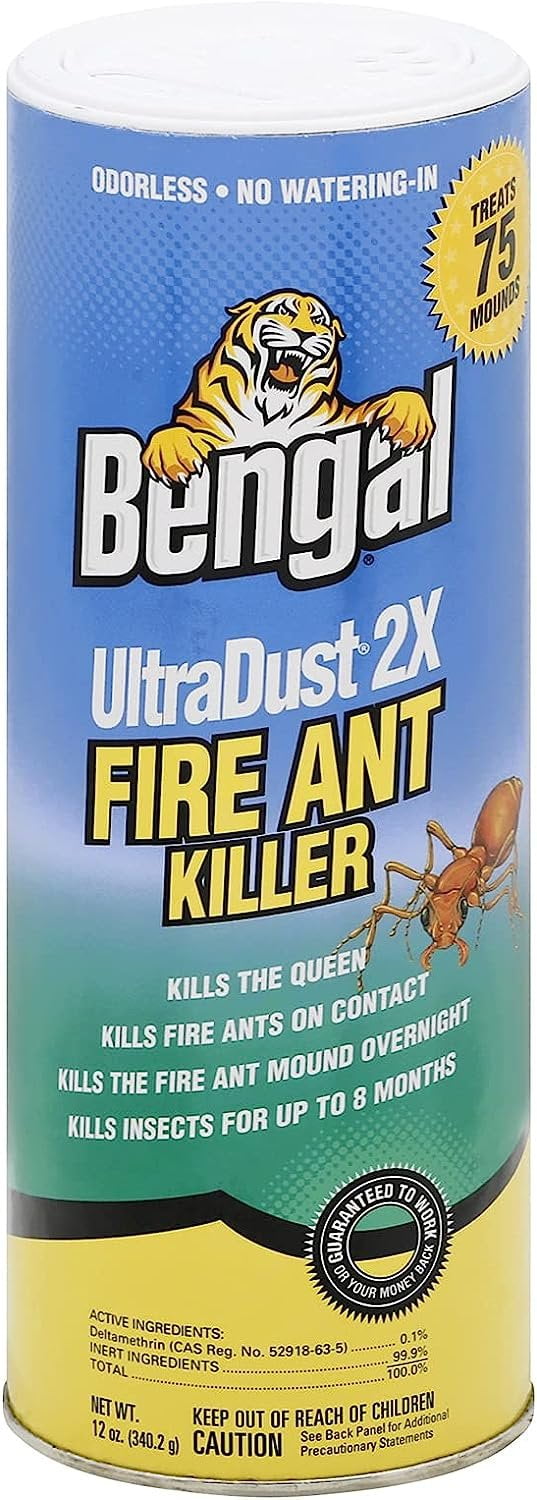 Bengal Ultra Dust 2X Fire Ant Killer Powder, 12 Oz - Walmart.com
