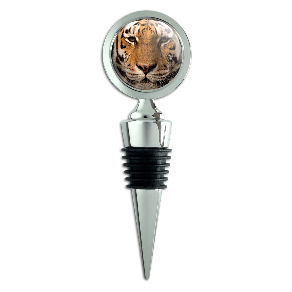 Bengal Tiger Face Wine Bottle Stopper - Walmart.com