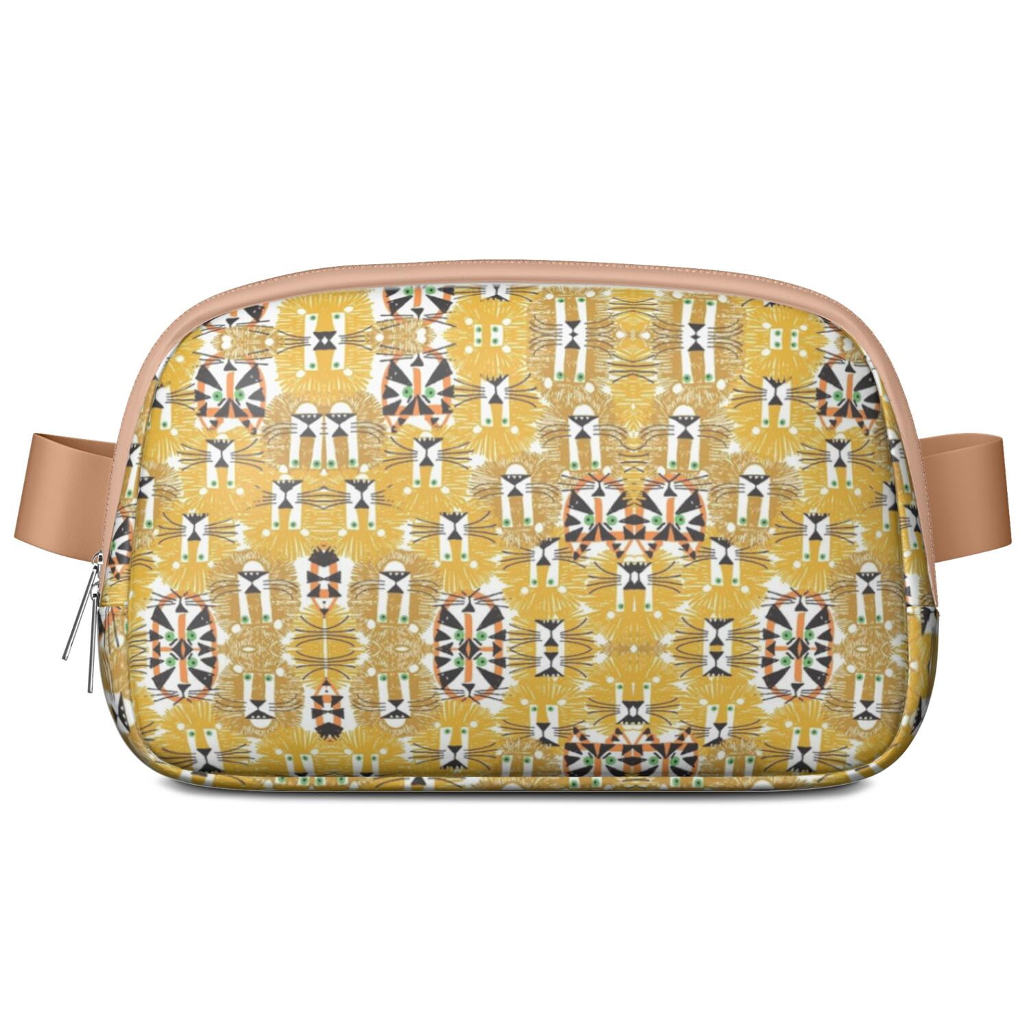 Bengal Tiger Fanny Pack - Wild Jungle Stripes Print Waist Bag ...