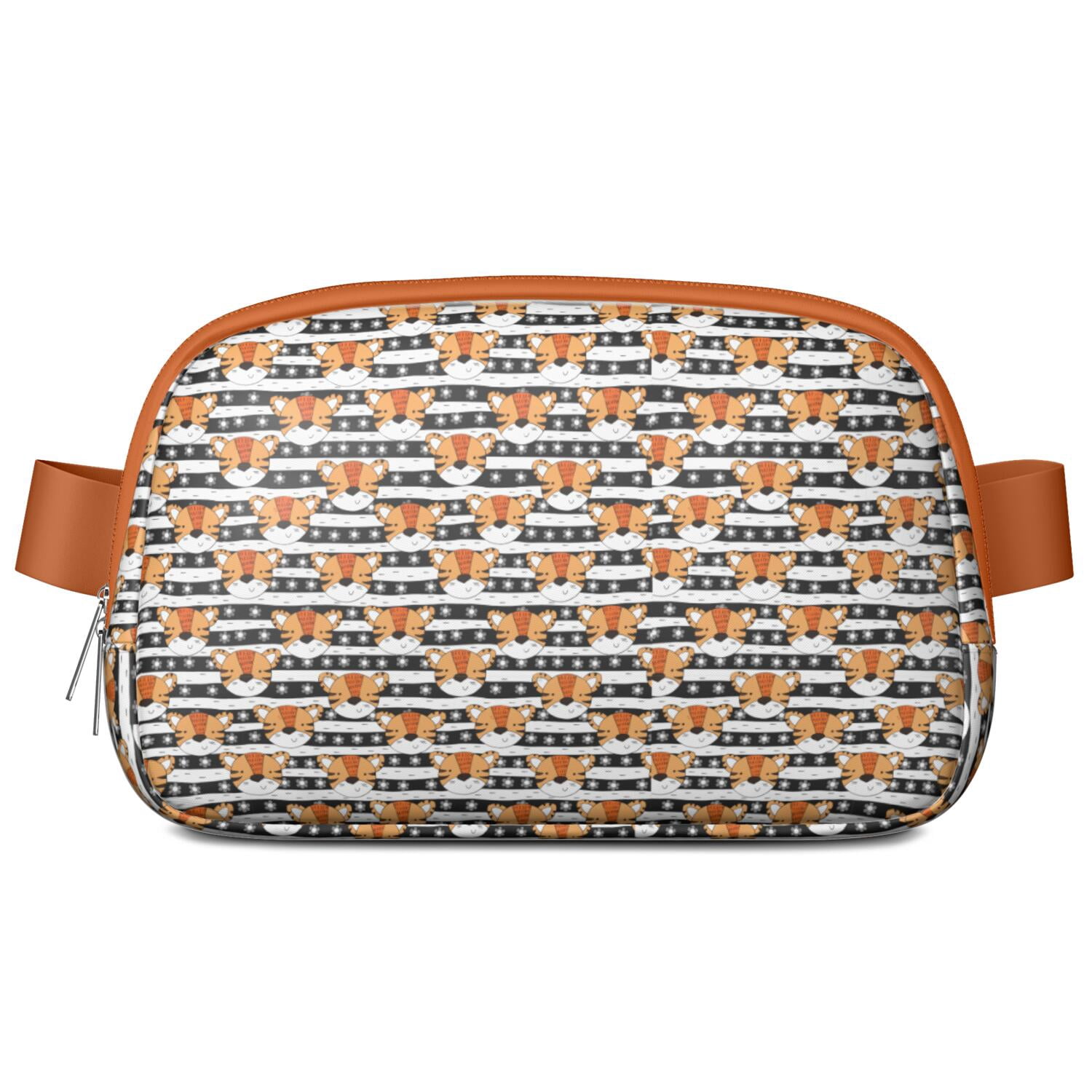 Bengal Tiger Fanny Pack - Wild Jungle Stripes Print Waist Bag ...