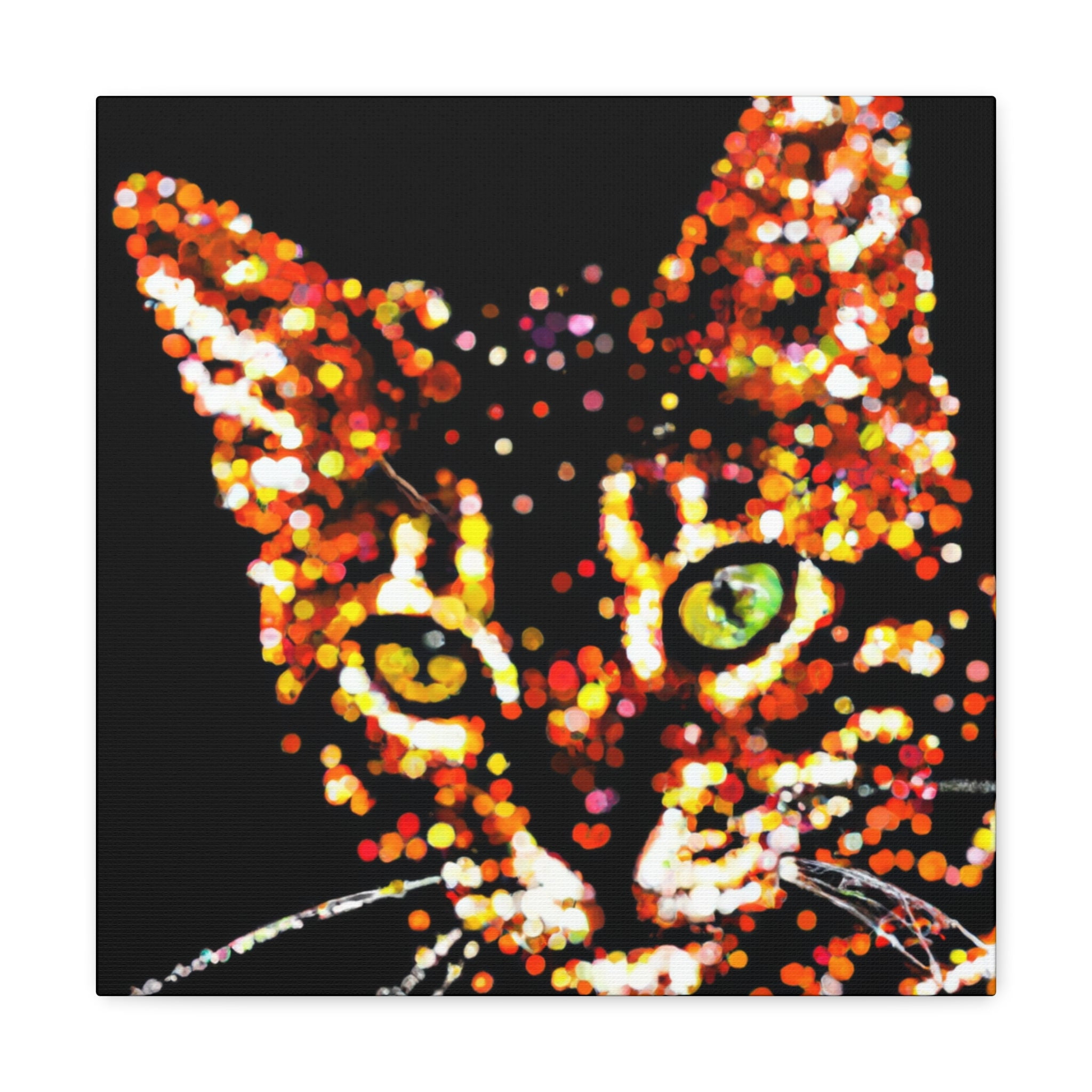 "Bengal in Pointillism" - Canvas - Walmart.com