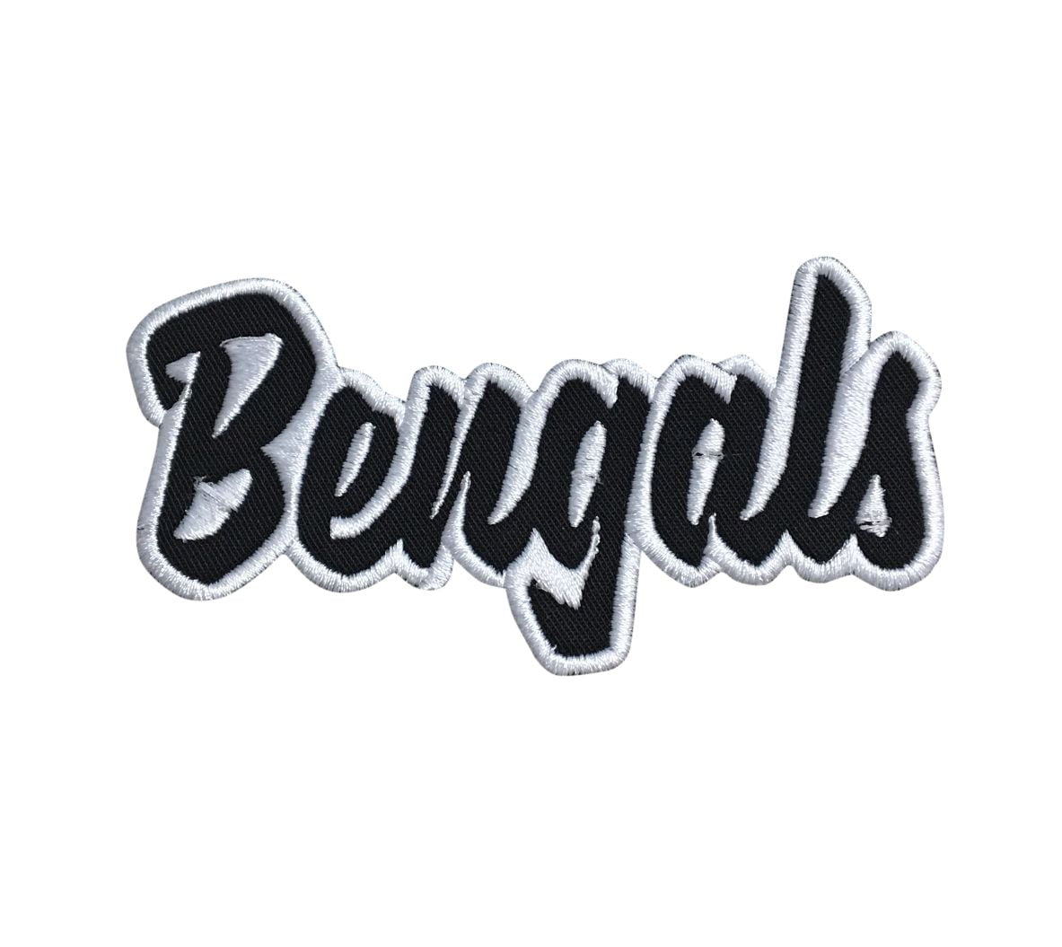 Bengals - Black/White - Team Mascot - Words/Names - Iron on Applique ...