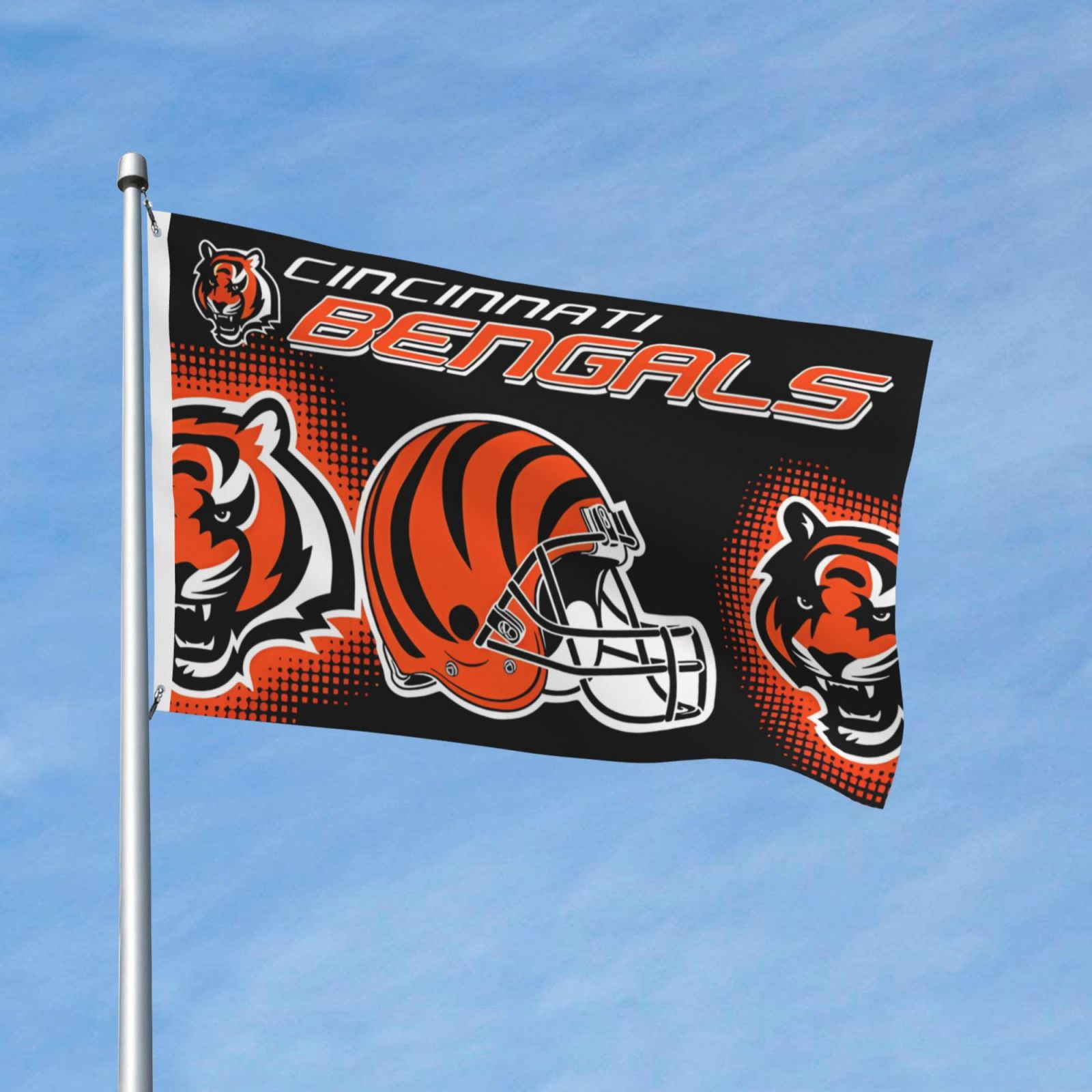Bengals Double Sided Outdoor Decorative Flag Support Flag Personalized ...