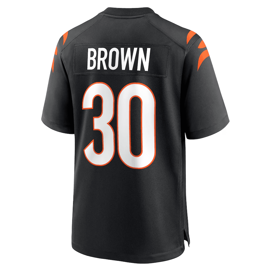 Bengals Football Shirt Chase Brown#30 Sports Team Game Fans For Men ...