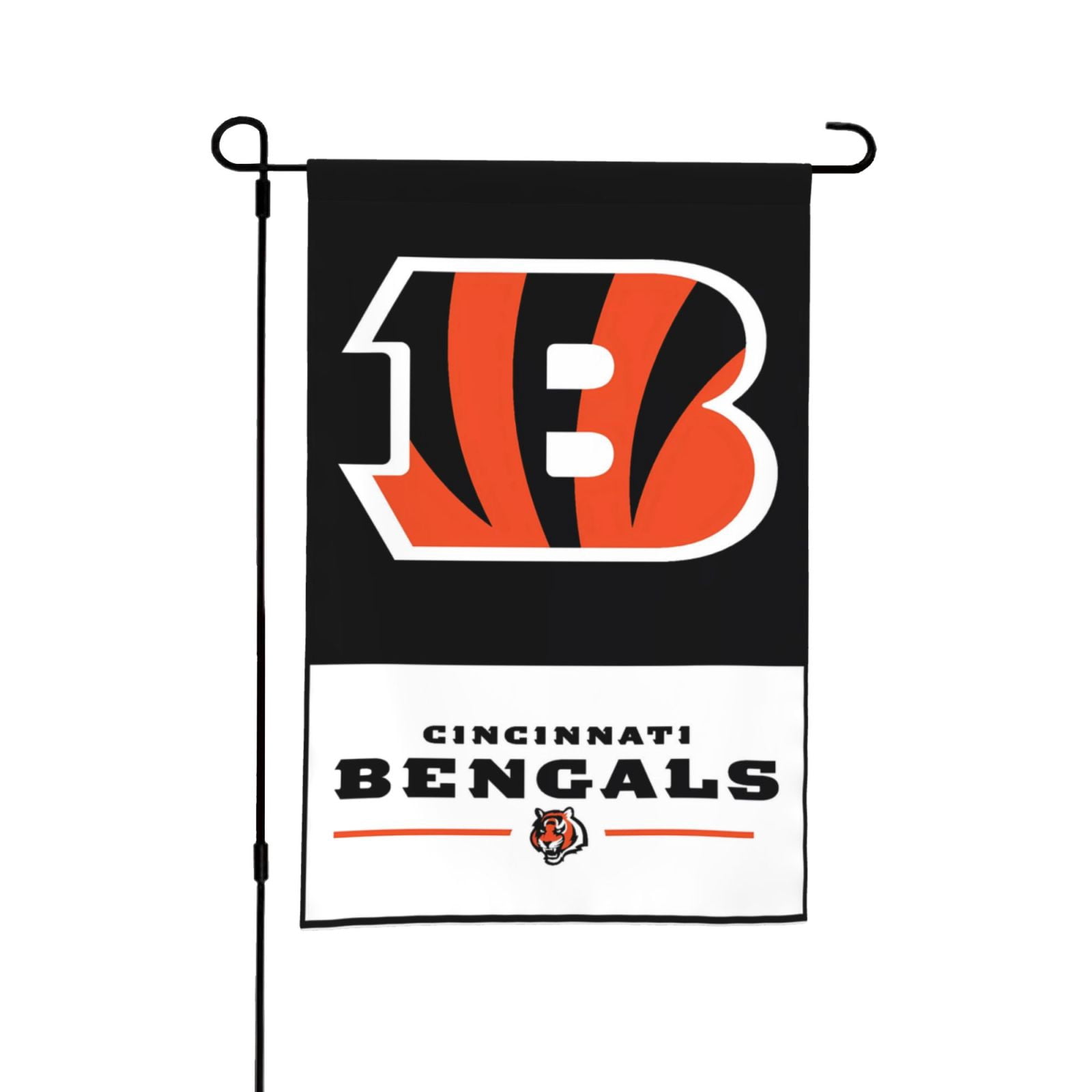 Bengals Football Team Double Sided Garden Flag, Yard Flag 12x18 Inch ...