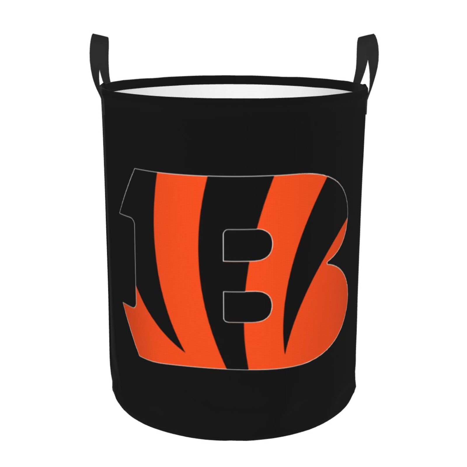 Bengals Football Team Round Single Layer Laundry Basket, Baby Round ...