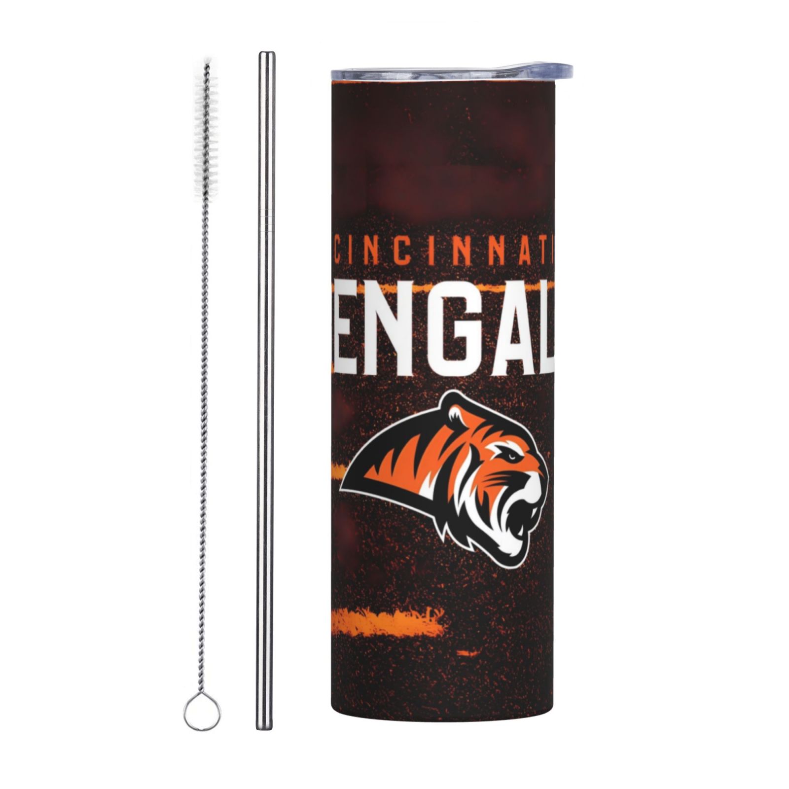Bengals Football Team Simple Modern Insulated Cup with Lid and Straw ...
