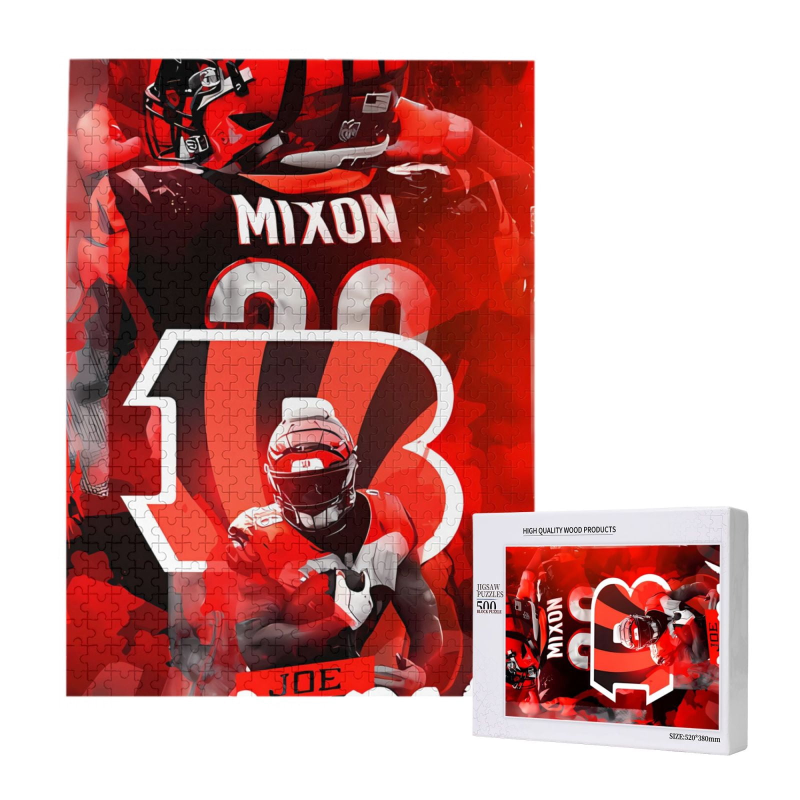 Bengals Football Team Theme Jigsaw Puzzle Adult Jigsaw Puzzle Children ...