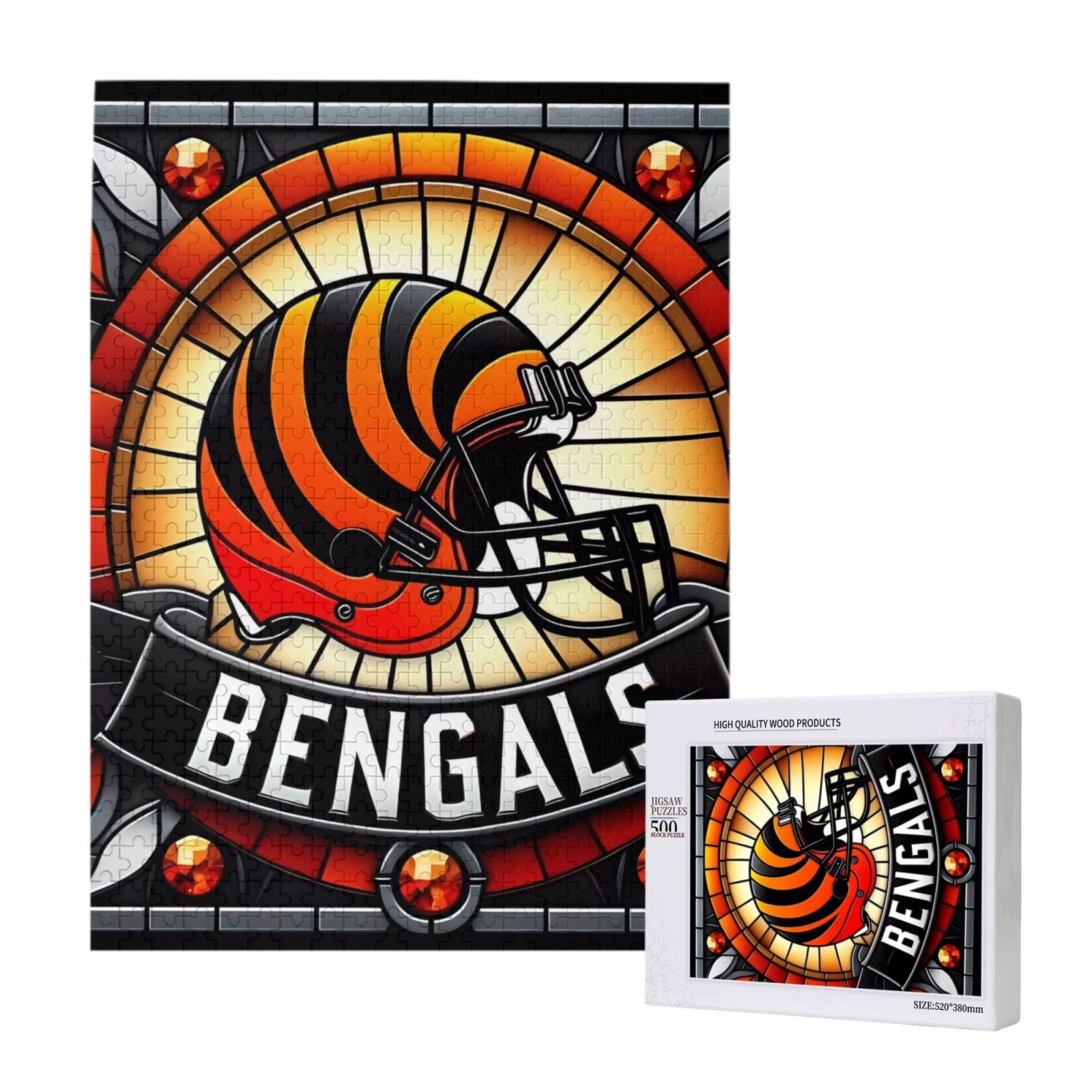 Bengals Football Team Theme Jigsaw Puzzle Adult Jigsaw Puzzle Children ...