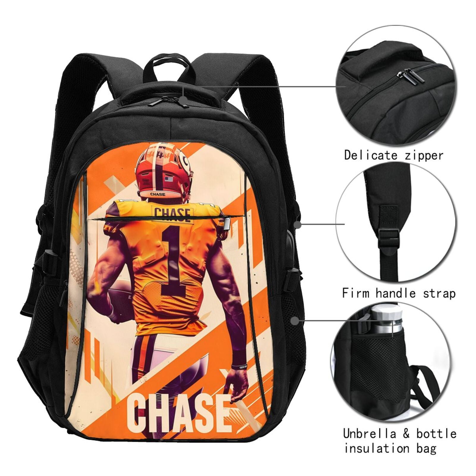 Bengals Ja'Marr Chase‌ ‌‌2025 Team Custom Backpack for Fans ...