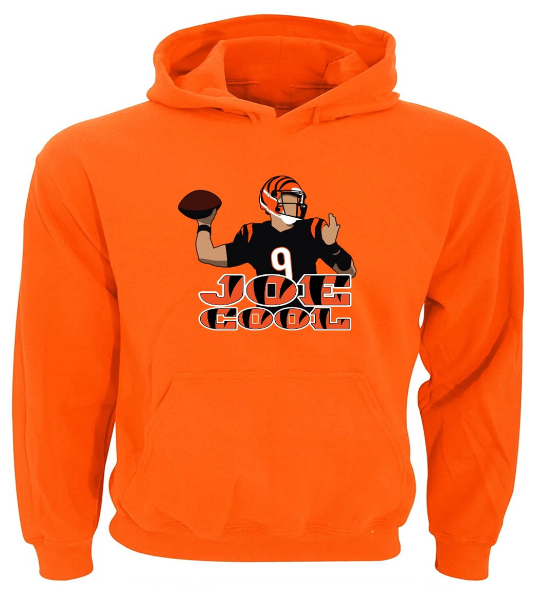 Bengals Orange Joe Burrow Joe Cool Hooded Sweatshirt Hoodie - Walmart.com