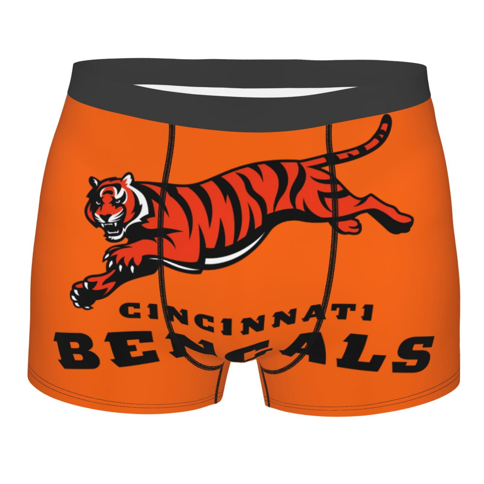 Bengals Sports Theme Men Teen Boys Boxer Briefs (S-XXL) Fun Boxers ...
