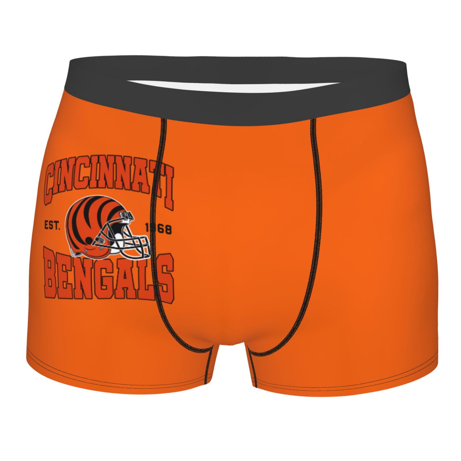 Bengals Sports Theme Men Teen Boys Boxer Briefs (S-XXL) Fun Boxers ...