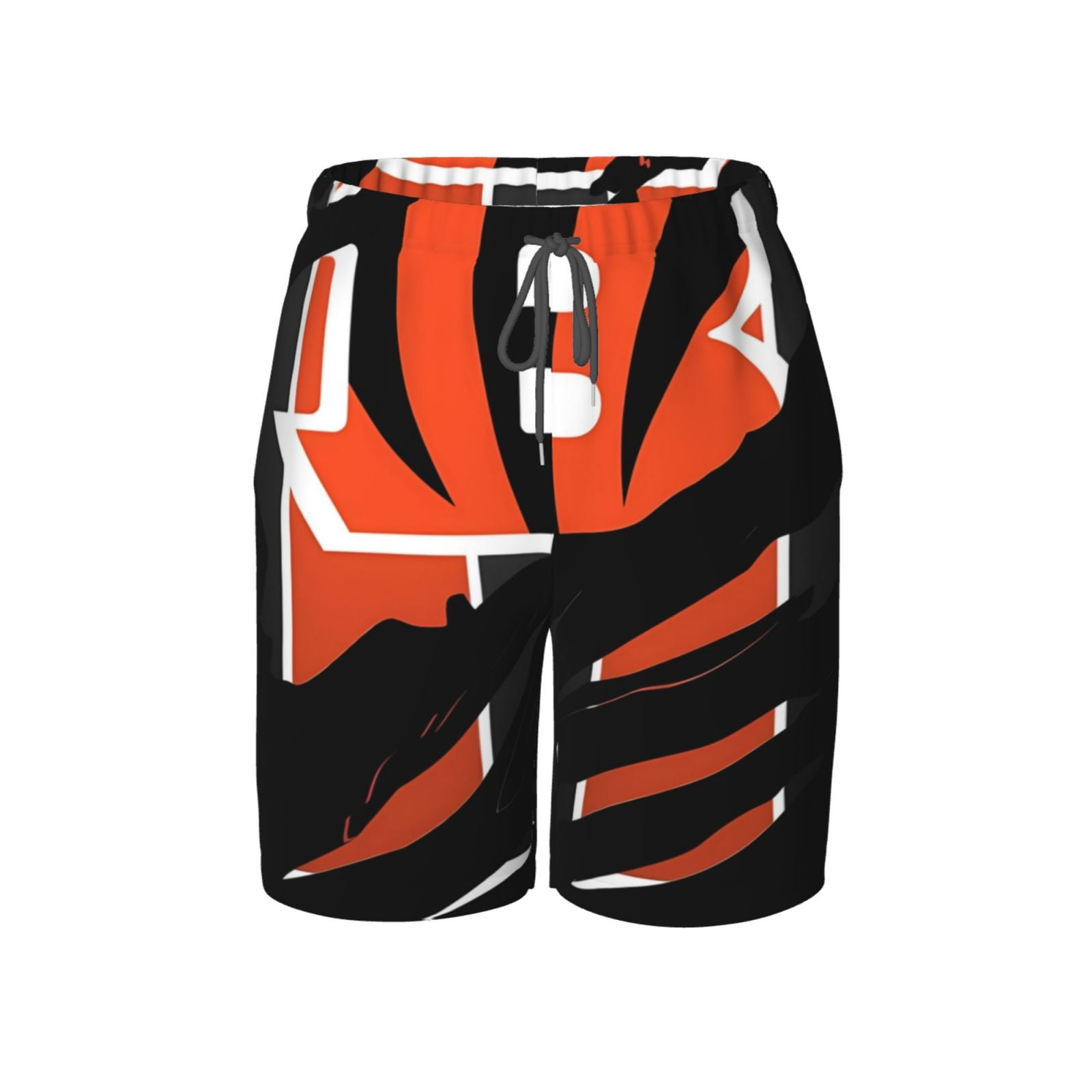 Bengals Teen Beach Pants Beach Shorts for Men Swim Trunks Surfing Board ...