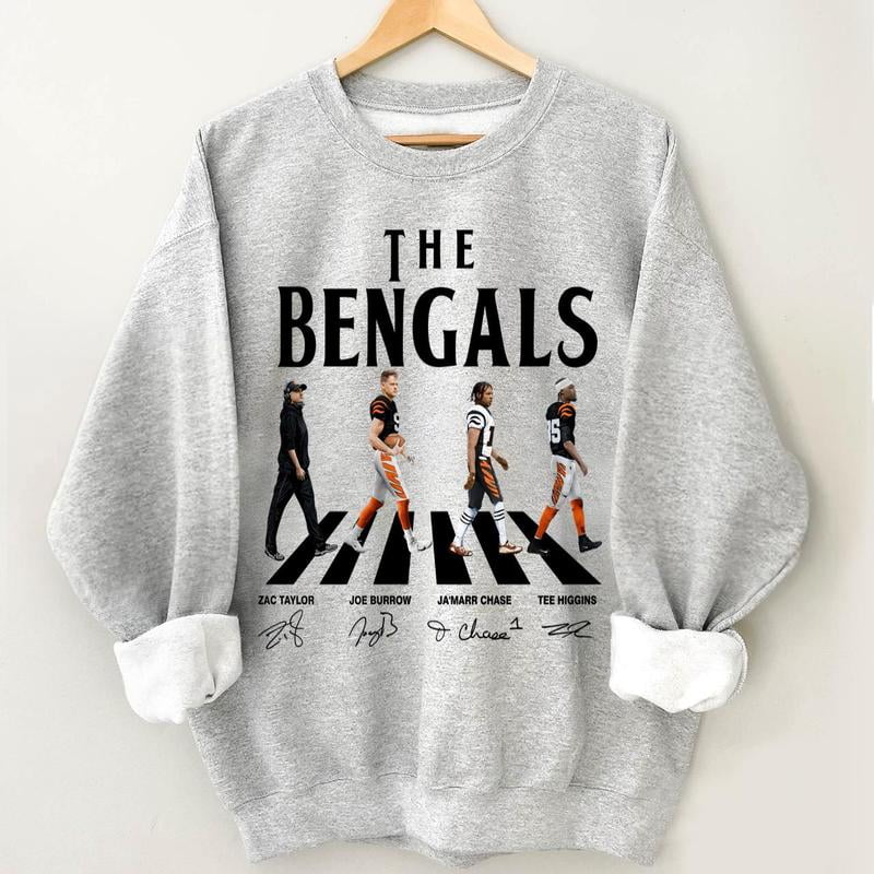 Bengals Walking Road Football Sweat. Vintage Sweat. Gift for Fan. Gift ...