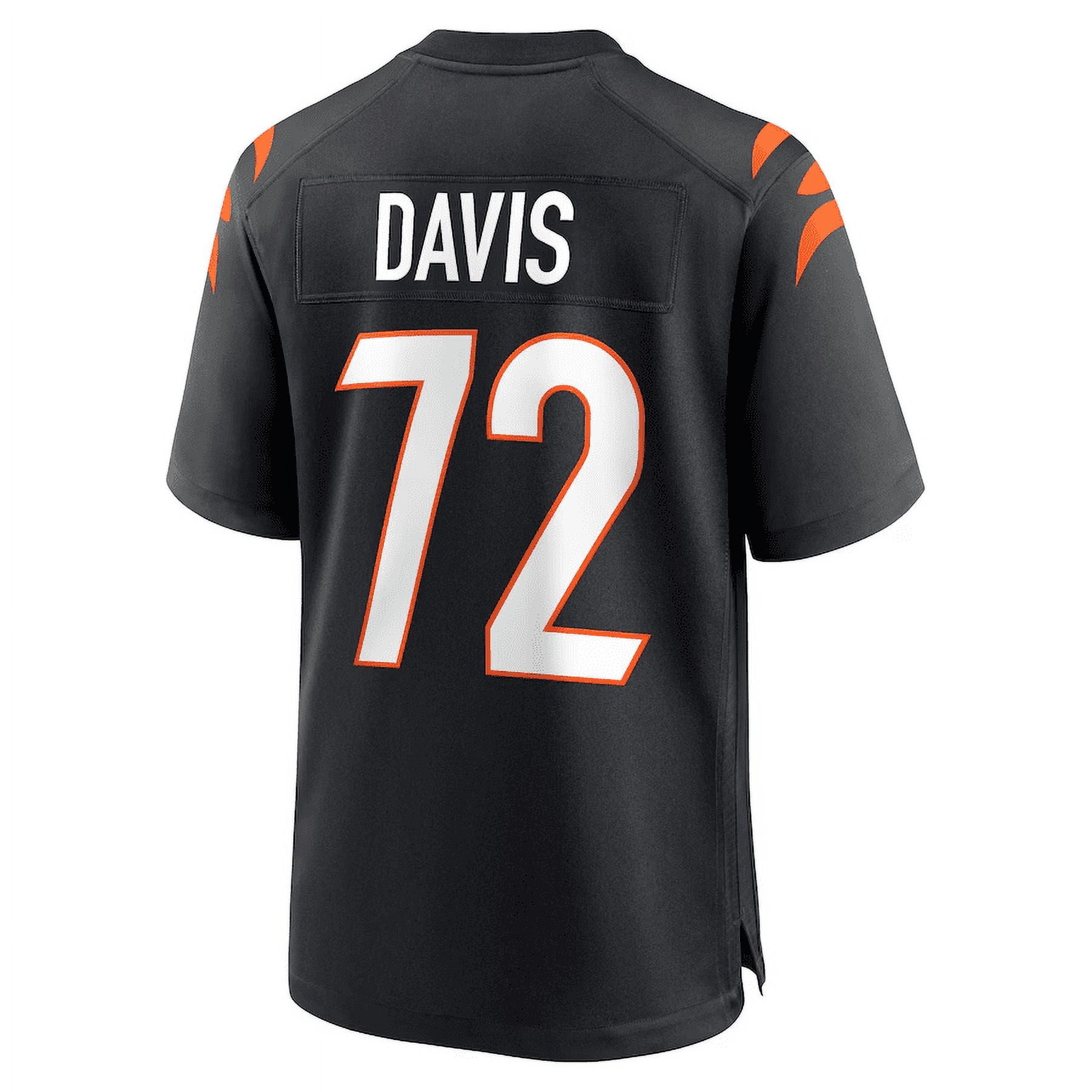Bengalss Men's Home Limited Domenique Davis#72 Fans short sleeve Game ...