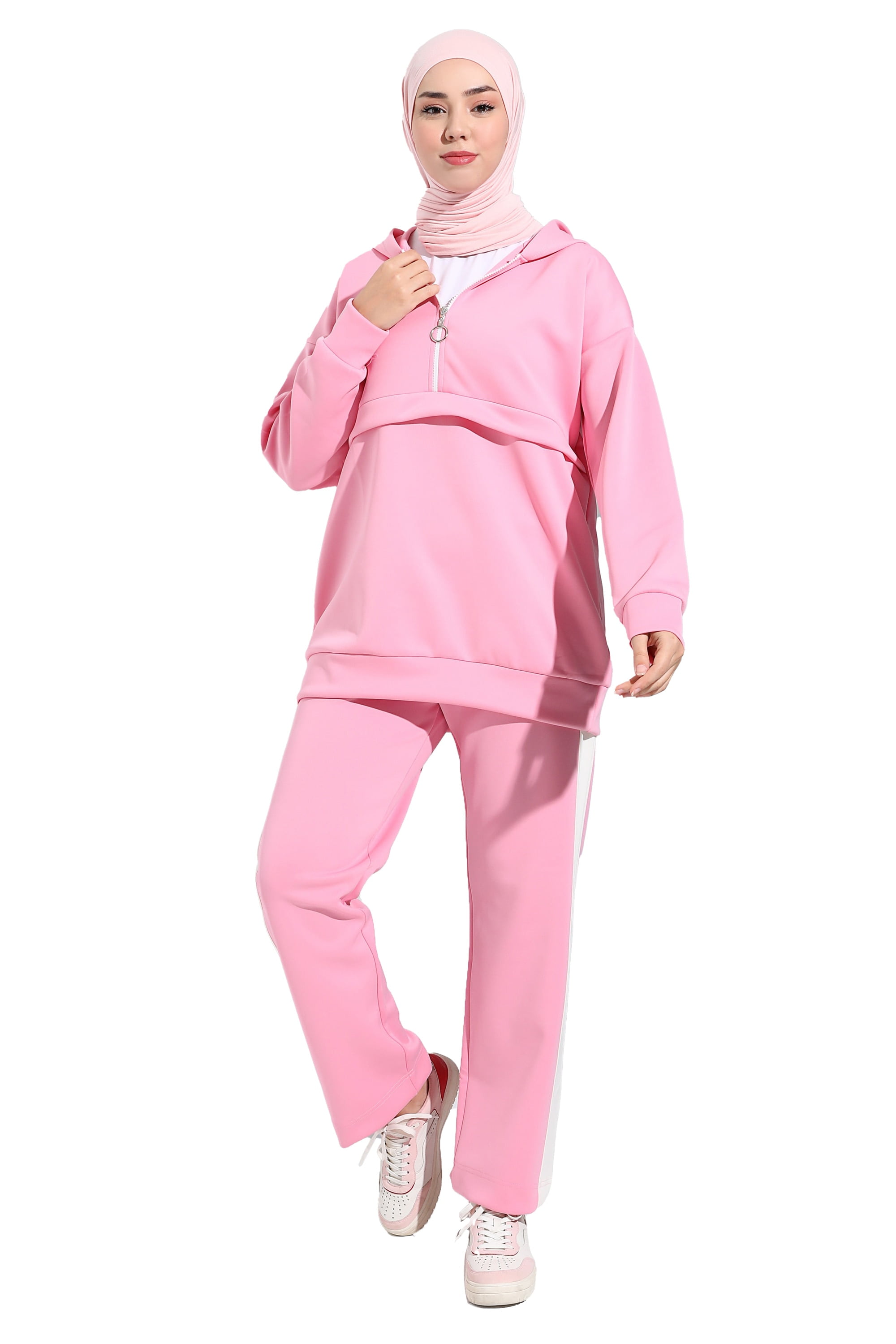 Benin Pink Tracksuit Set - Walmart.com