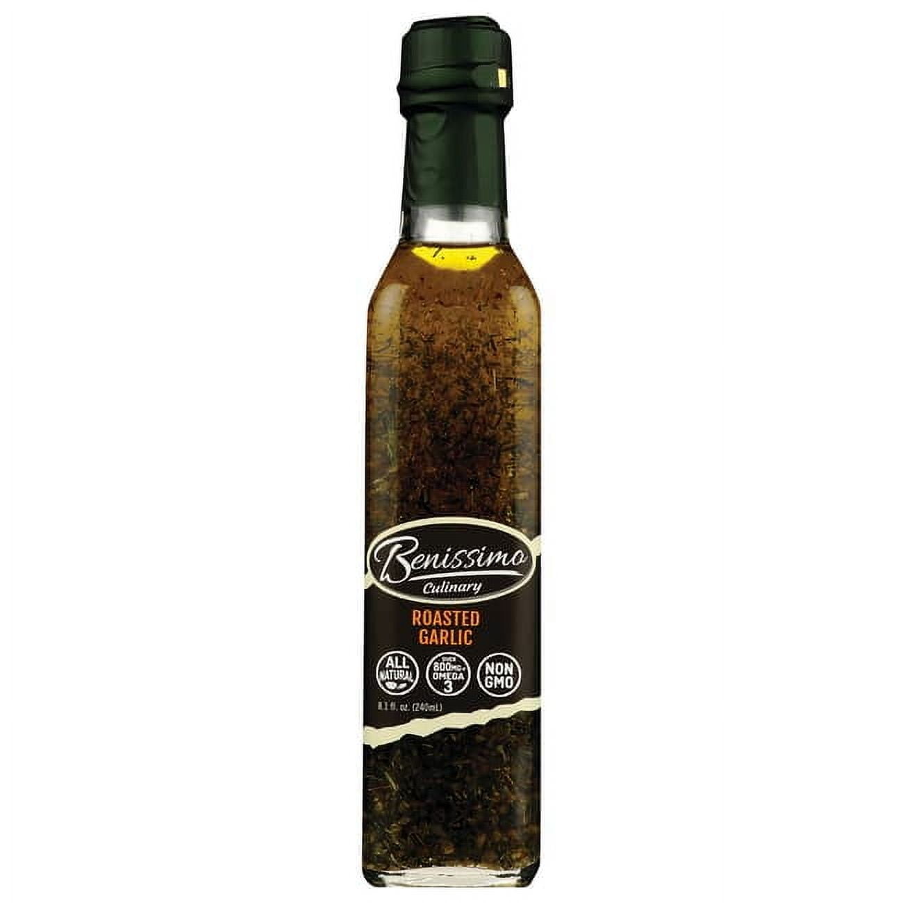 Benissimo Naturals Infused Cooking Oil, Roasted Garlic & Rosemary, 8.1 ...