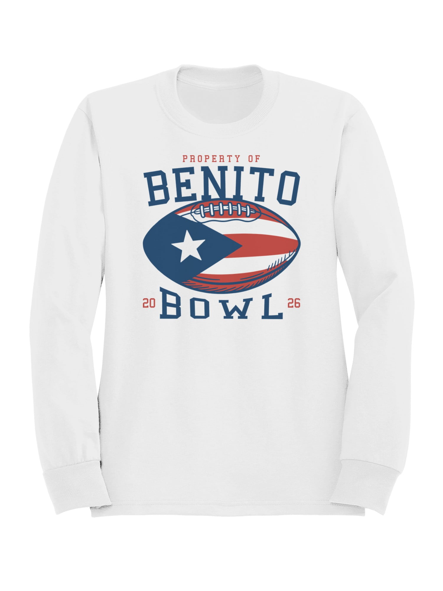 Benito Bowl 2026 Football Design Men's Sweatshirt - Walmart.com