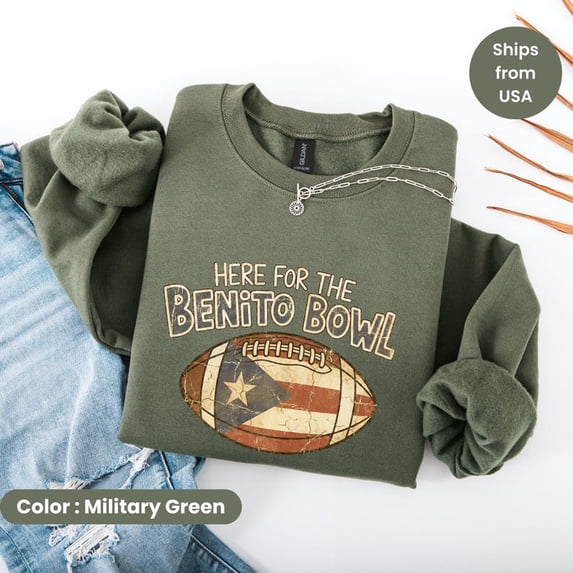 Benito Bowl Bad Bunny Sweatshirt, Bad Bunny Shirt, Puerto Rico Music ...