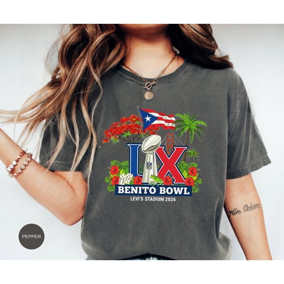 Benito Bowl Bad Bunny Sweatshirt Football Championship LX Shirt Bay ...