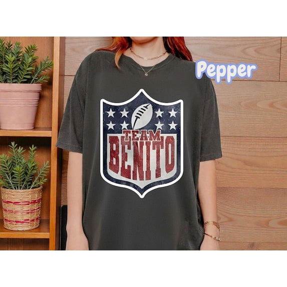 Benito Bowl Comfort Colors Shirt, Benito Bunny Football T-Shirt, Bad ...