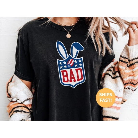 Benito Bowl Puerto Rico Football Fan Tee, LX Super Bad Game Day Bunny ...