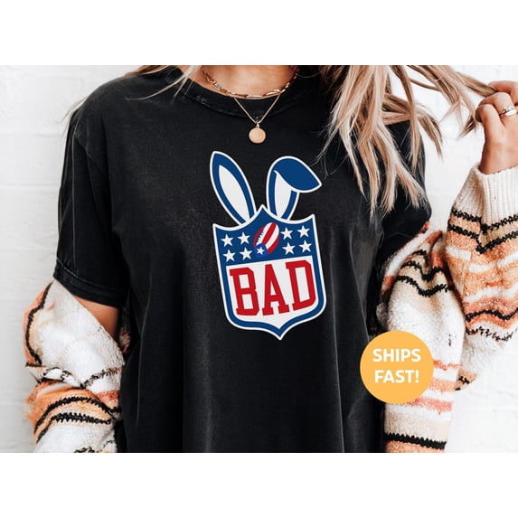 Benito Bowl Puerto Rico Football Fan Tee, LX Super Bad Game Day Bunny ...