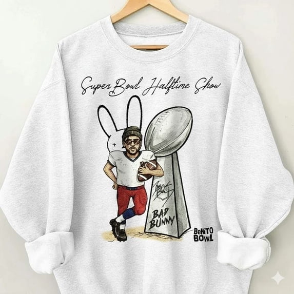 Benito Bowl Super Bowl Halftime Football Graphic Sweatshirt, Vintage ...